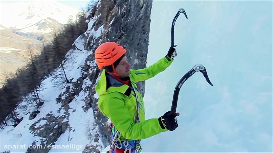 Ice climbing Techniques - Ice screw placement, anchors and V-threads ...