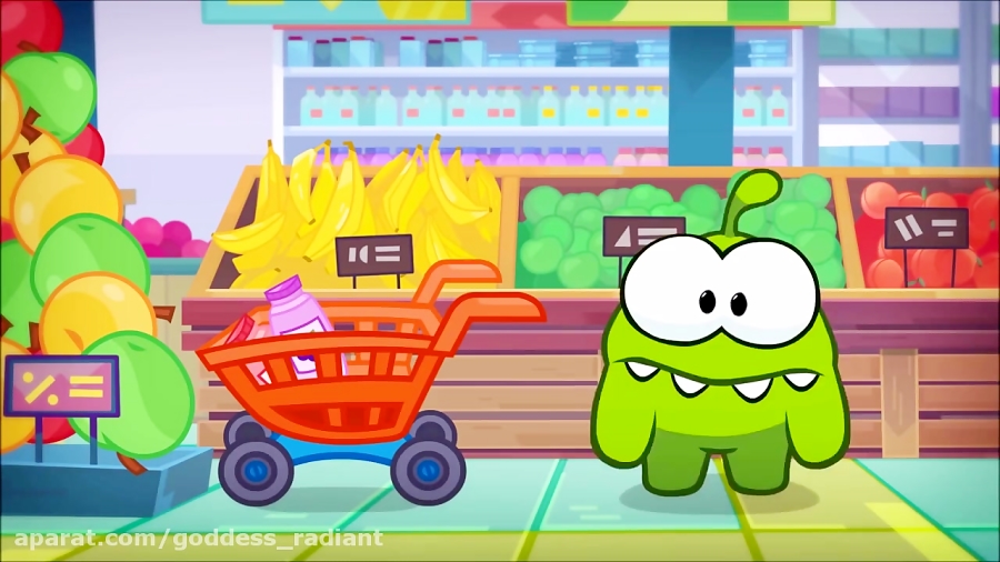 کارتون OM Nom - Cut the Rope