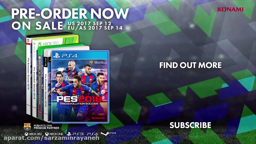 سرزمین رایانه - PES 18 Trailer