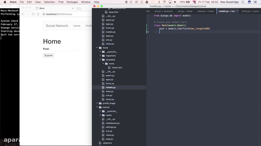 How to Save Data Input through Form Using a Django Model Form (Django Tutorial) | Part 47