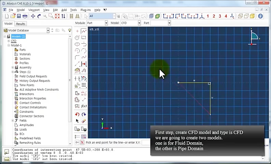 ABAQUS tutorial - Fluid Structure Interaction using Co-Simulation (1/2)