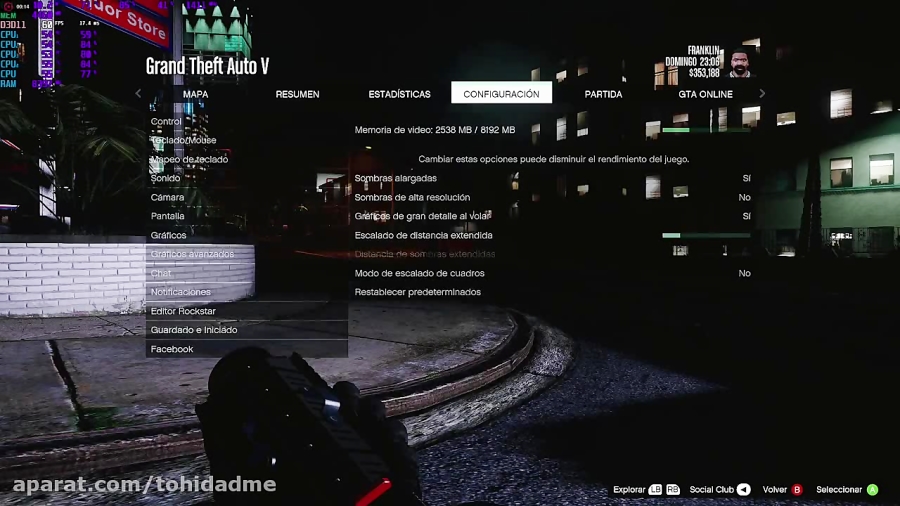 GTA V Redux (Ultra V2) Benchmark - RX 580 Nitro 8GB Sapphire i5 7400