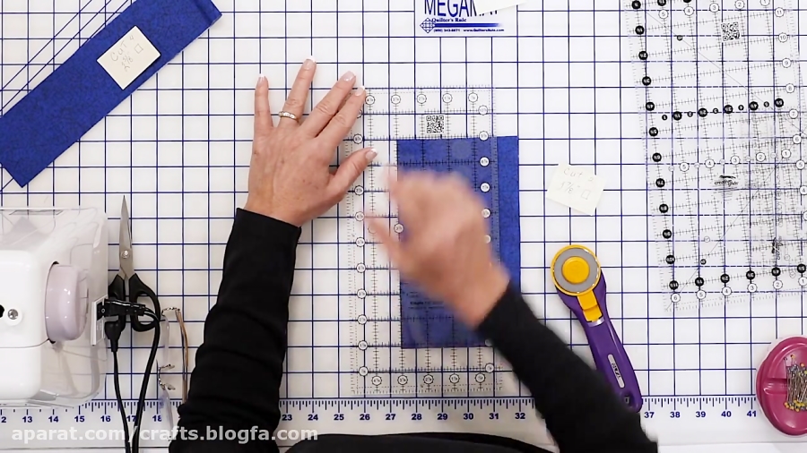 Learn to Quilt Intermediate Block Seven | Shabby Fabrics