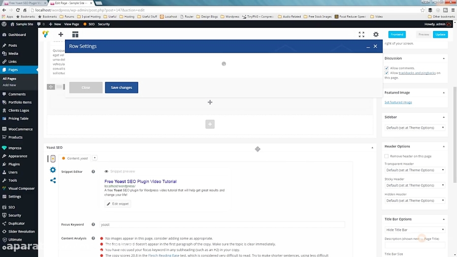 How To Create Parallax Row Backgrounds in Visual Composer for Wordpress 2016