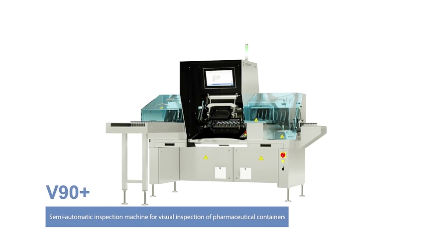 Semi automatic inspection machine V90 by Seidenader