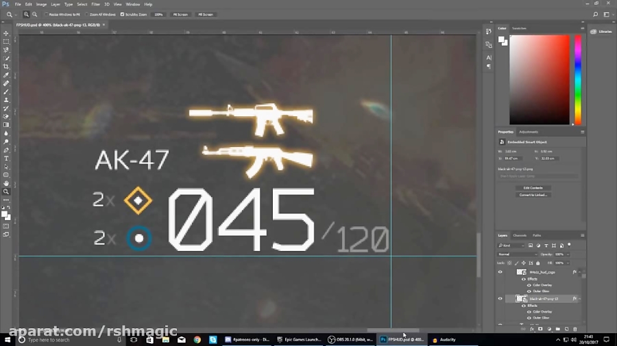 Starting Weapon Switching (HUD) - #36 Creating A First Person Shooter ...