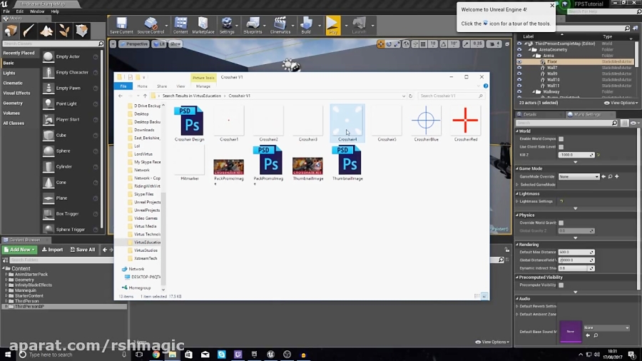 Aiming With A Crosshair - #21 Creating A First Person Shooter (FPS ...