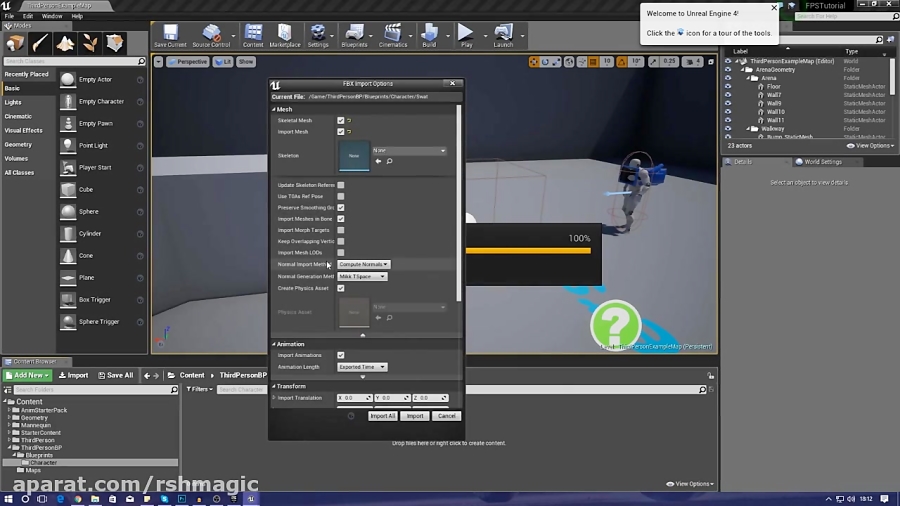 Setting Up Character Animations - #6 Creating A First Person Shooter ...