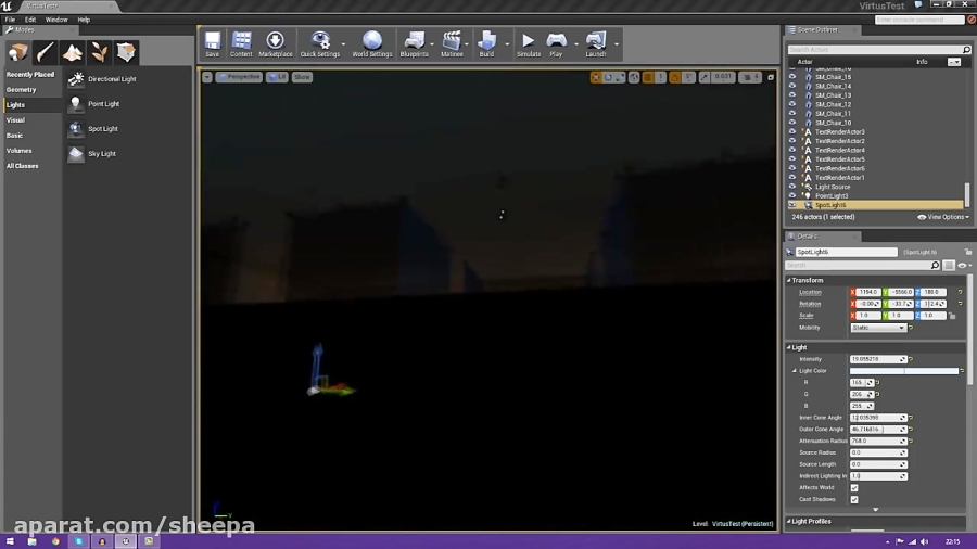 Unreal Engine 4 Beginner Tutorial Series - #11 Introduction to lighting