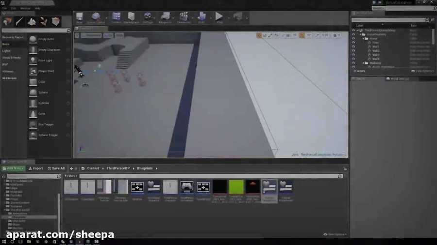 Floating UI Widget Component - #49 Unreal Engine 4 Beginner Tutorial Series