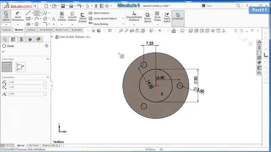 SolidWorks Tutorial # 310: Robotic arm (layout design, mate controller)