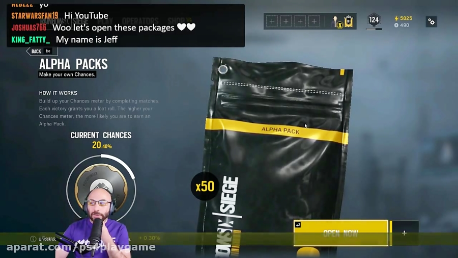 Opening 50 Alpha Packs in Rainbow Six Siege! (R6)