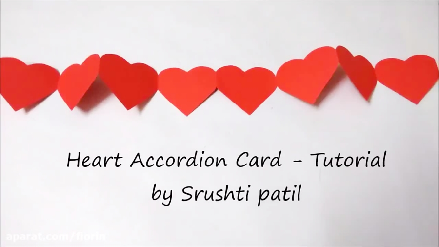 Heart card Accordion -Tutorial | by Srushti Patil