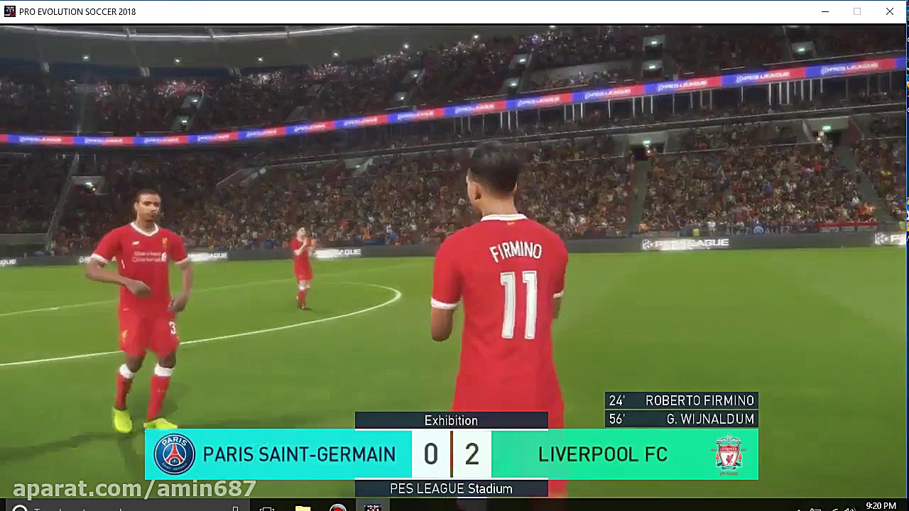 Game Play Pc Pes 2018 PC Fix in 4GB Ram