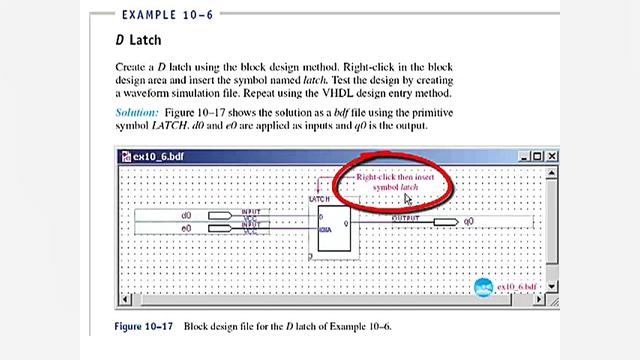 sec 10 04 vhdl D Latch: 7475 IC; VHDL Description