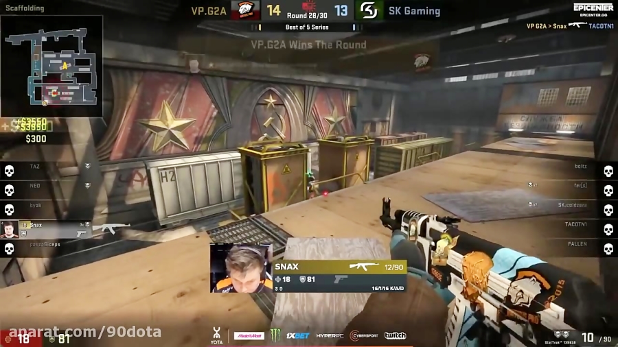 ScreaM INSANE DEAGLE ACE ALL HS! Best of Epicenter • CS GO PRO ...