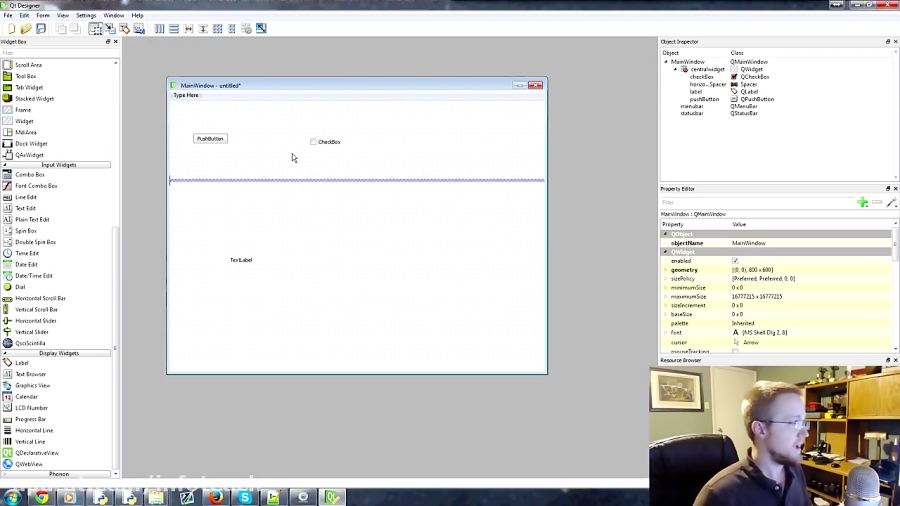 Qt Designer - PyQt with Python GUI Programming tutorial