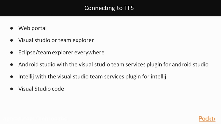 07 - Where Does Visual Studio Fit into TFS