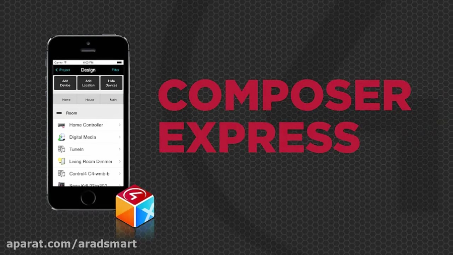 خانه هوشمند Control4 | تغیرات با Introducing Composer