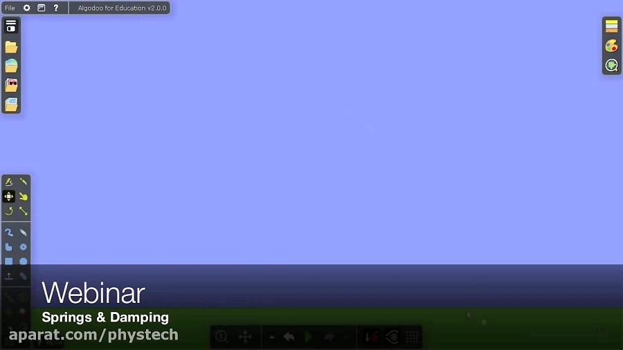 Algodoo Webinar - Springs Damping