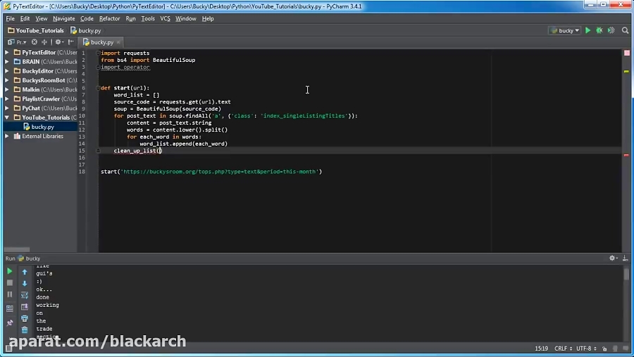 Python Programming Tutorial - 36 - Word Frequency Counter (2/3)