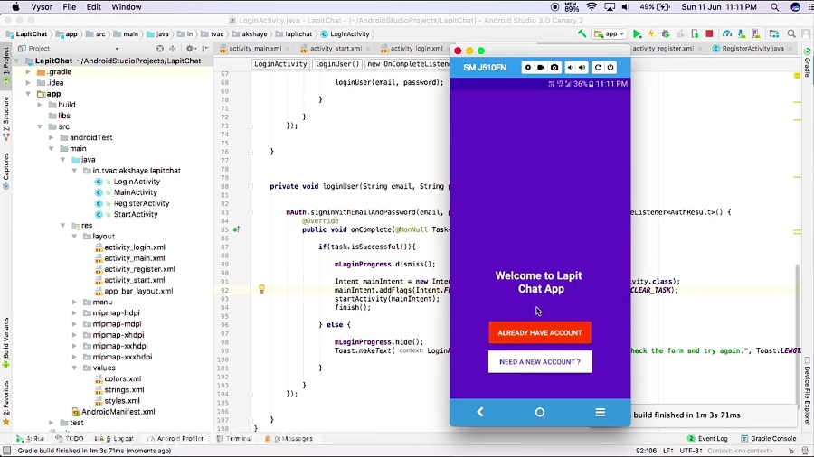 Lapit Chat App - Account Settings - Firebase Tutorials - Part 8 | Android Studio
