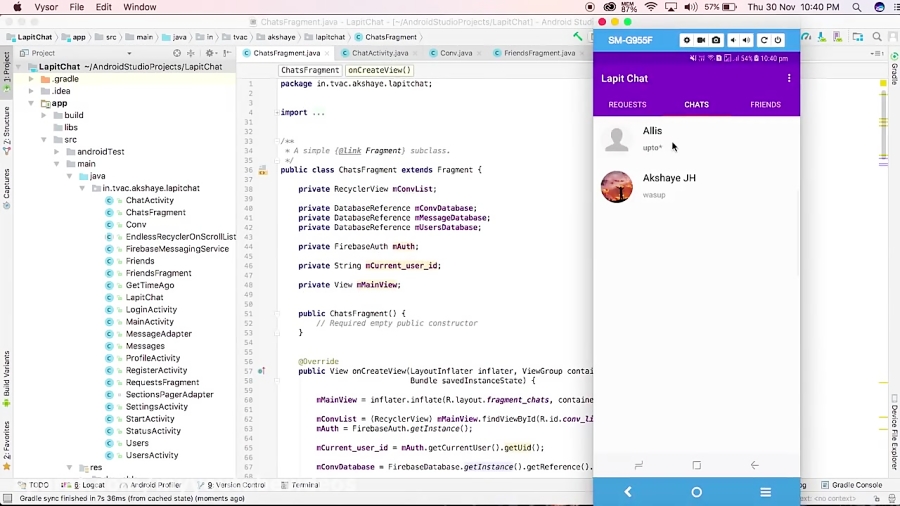Lapit Chat App - Conversation Page - Firebase Tutorials - Part 35 | Android Studio