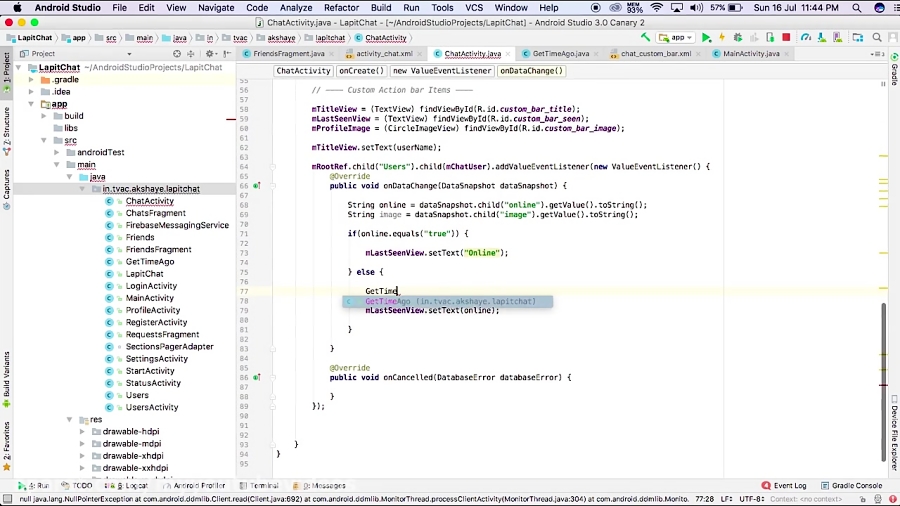 Lapit Chat App - Sending Message - Firebase Tutorials - Part 28 | Android Studio