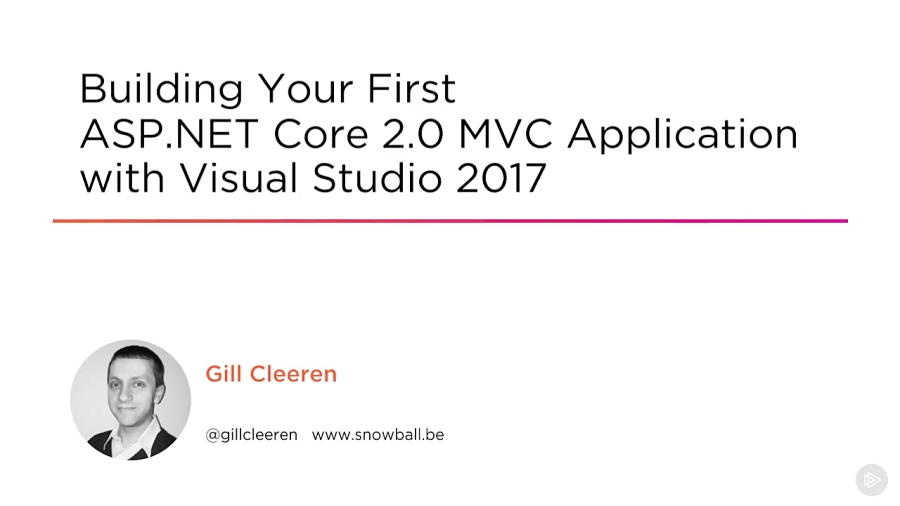 دوره کامل Building Your First ASP.NET Core 2.0 MVC Appl