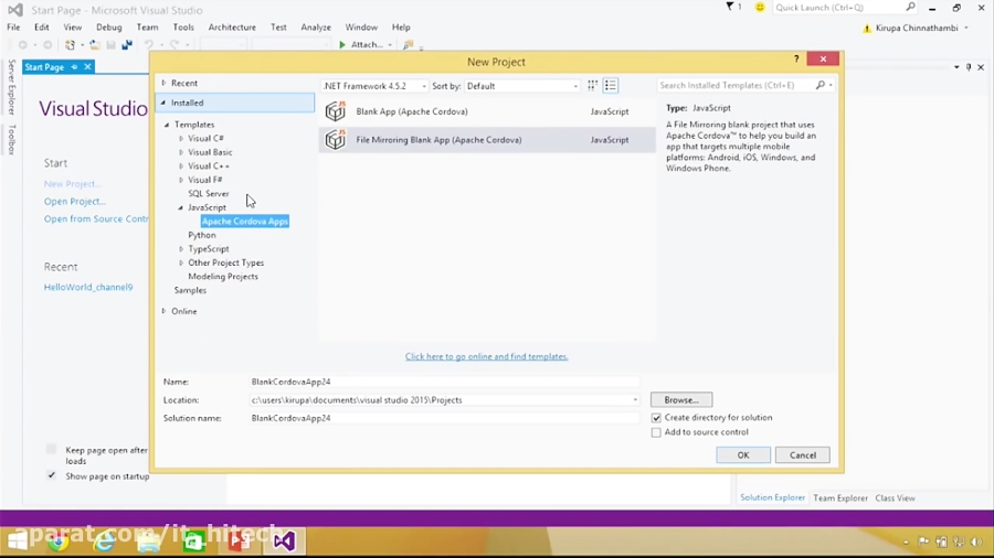Tutorial: Building Your First Apache Cordova App (2/7)