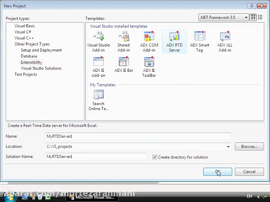 Develop an RTD Server for Excel 2013, 2010, 2007 in VB.NET or C#