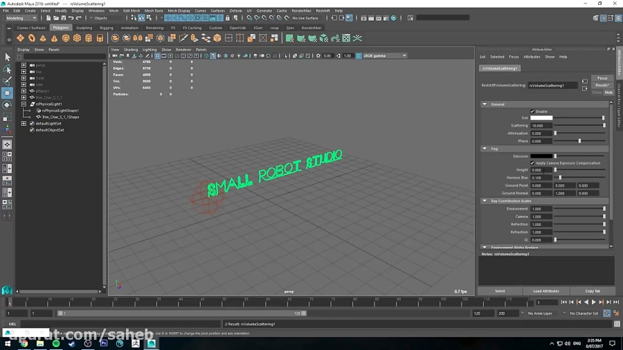 Redshift Mesh Light Tutorial