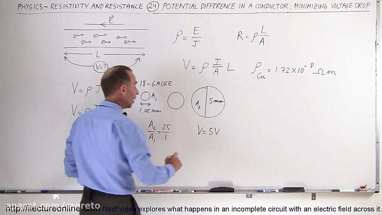 Physics - EM: Resistivity and Resistance (24 of 33) How to Minimize ...