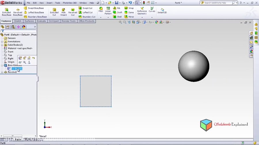 combine in solidworks, add, subtract, boolean parts in solidwork.
