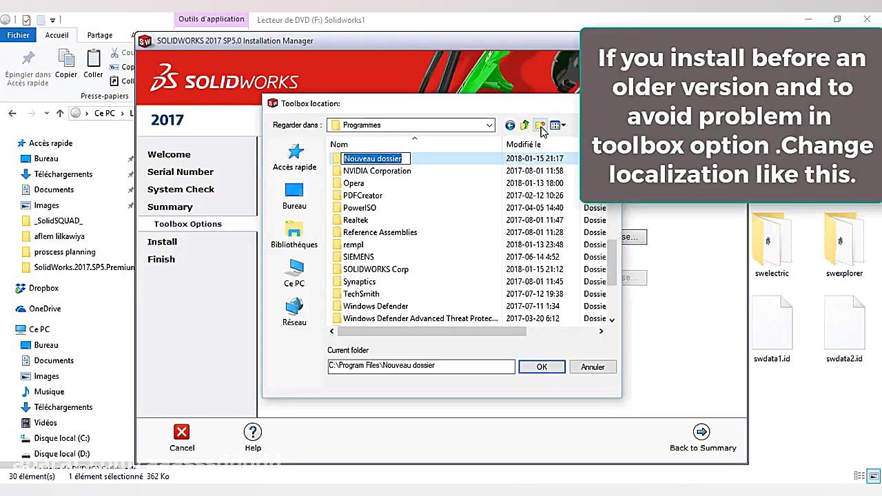 SolidWorks 2017 SP5 Download installation "how to Solve problems and errors during installation"