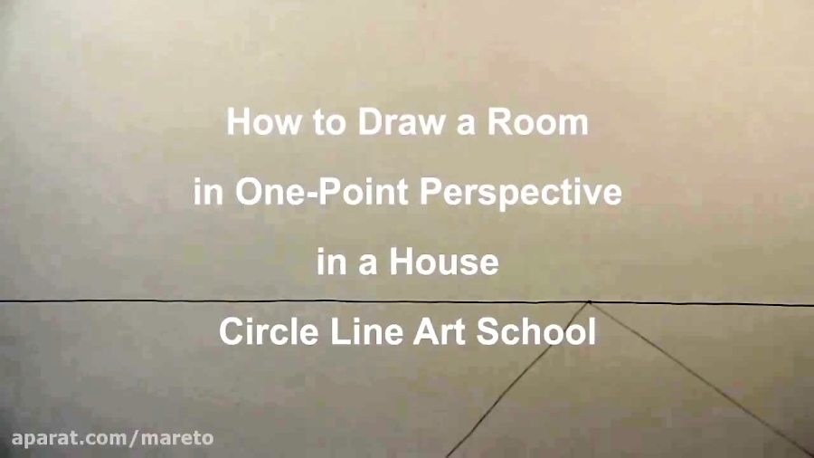 How to Draw a Room in One-Point Perspective in a House
