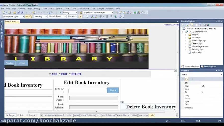 How to set Login page as startup page in any project using asp net c#