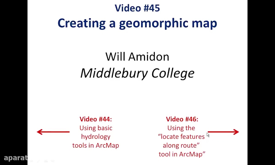 v45 creating a geomorphic map in ArcMap
