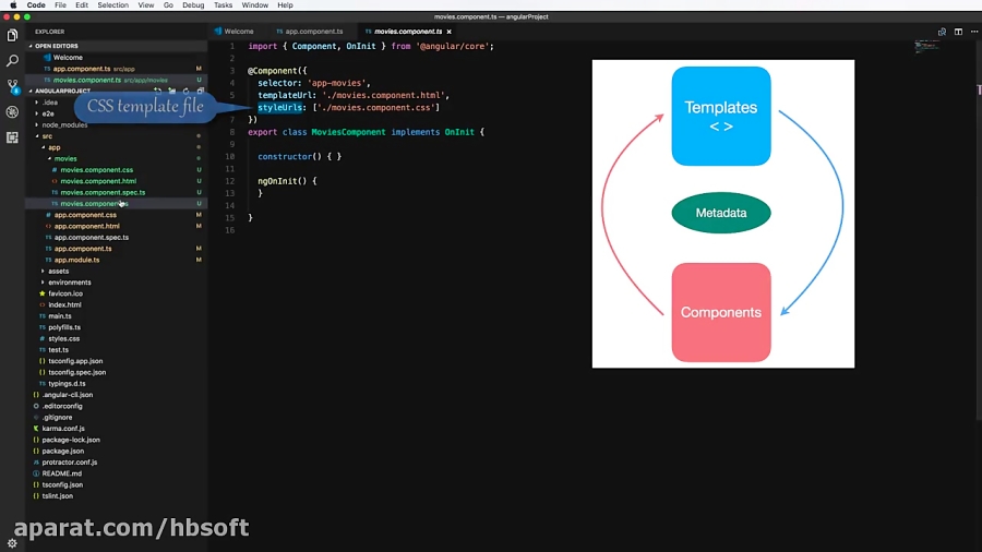 02-Create Angular Component and display object details in HTML template