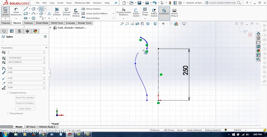 SolidWorks 2016 Tutorial Surface Modeling Flowers Pot